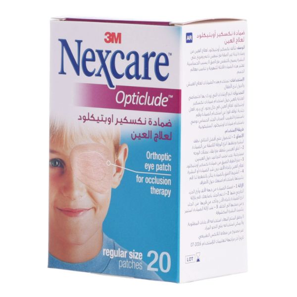 3M Nexcare 1539 Opticlude Orthoptic Eye Patch 20s