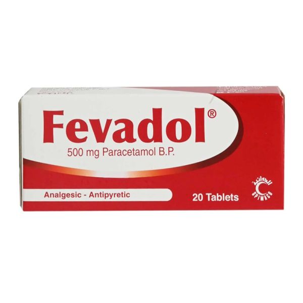 Fevadol 500mg Tabs 20s