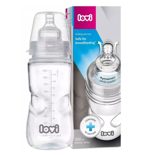 Lovi Medical + Bottle With Dynamic Teat 330ml