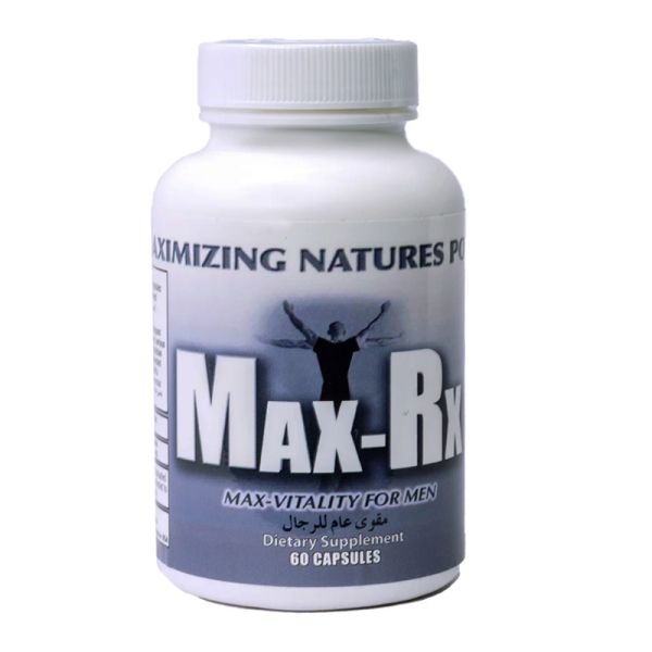 Max-rx (Max Vitality for Men) Capsules 60s