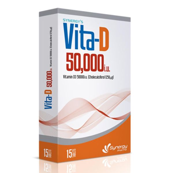 Vita-D 50000iu Tab 15s(Cholecalciferol /synergy)