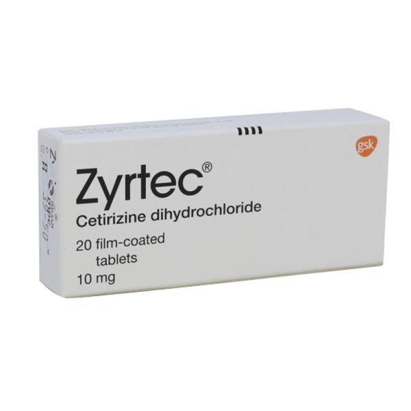 Zyrtec 10mg Tabs 20s