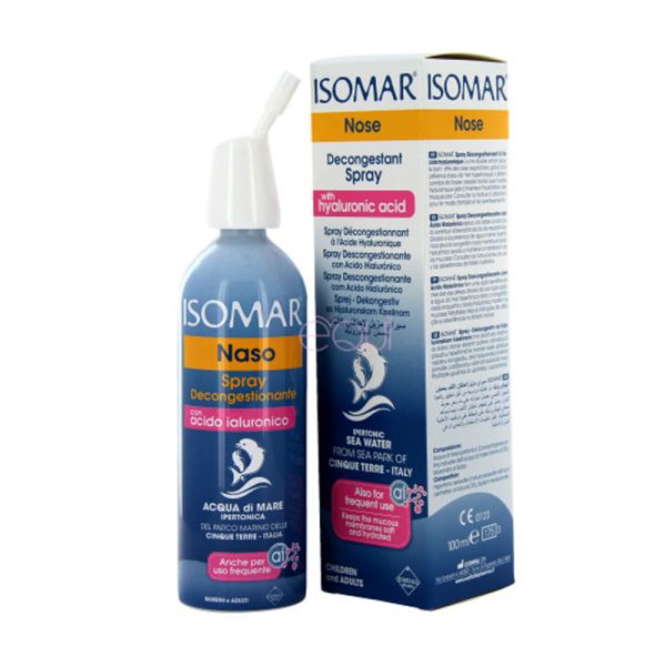 Isomar Nose Decongestant Spray / HA 100ml
