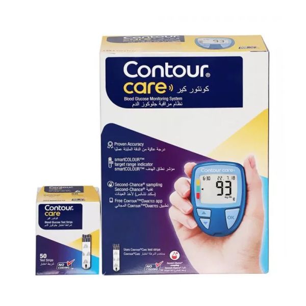 Bayer Ascensia Contour Care Kit + 2 Strip 50s