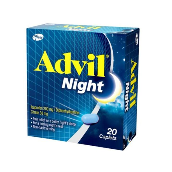 Advil Night Caplets 20's