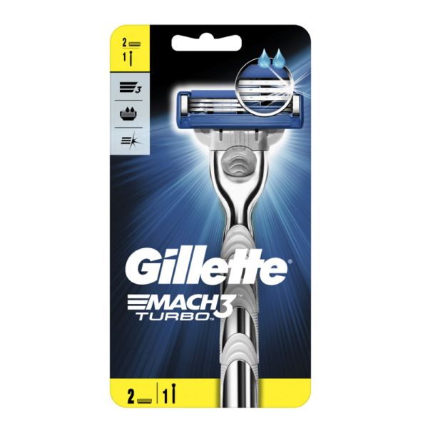 Gillete Mach3 Turbo Razor 2ups