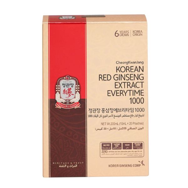 Korean Red Ginseng Extract Everytime 10ml 20s