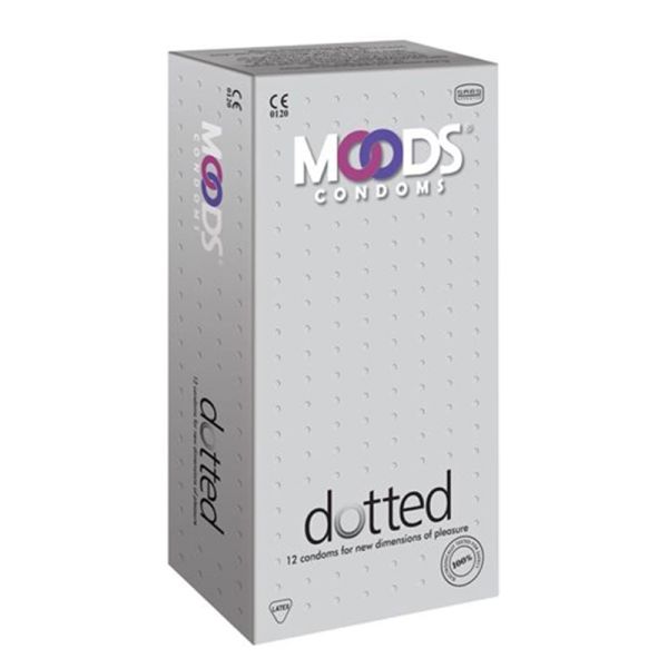 Moods Dotted Condom 12s