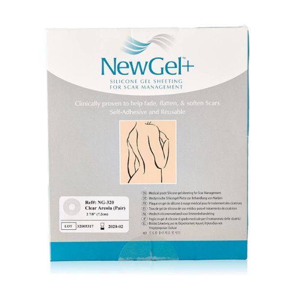 Newgel Silicon Gel Sheet for Scar Manag 5''x6''