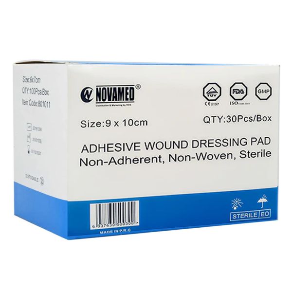 Novamed Wound Dressing Self Adh 9cmx10cm 30s