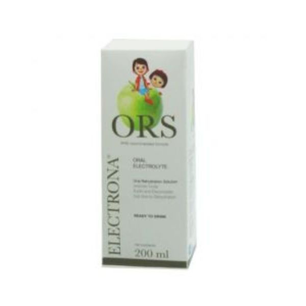 Electrona Ors Apple Flavour Oral Liquid 200 Ml