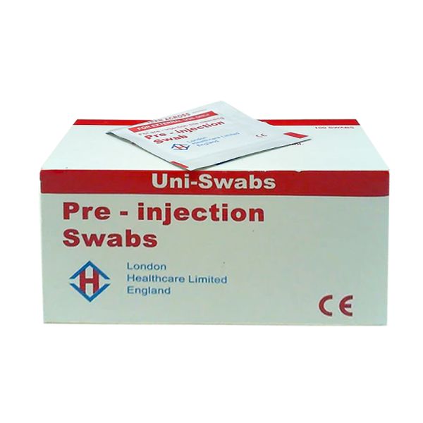 Uni-Swabs pre-injection swabs 100's